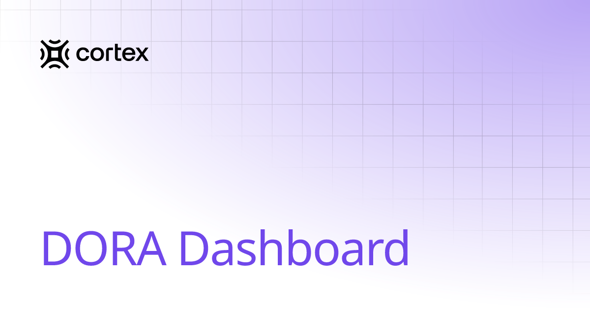 DORA Dashboard | Cortex