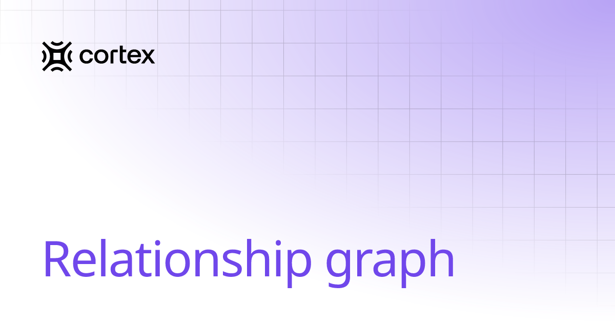Relationship graph | Cortex